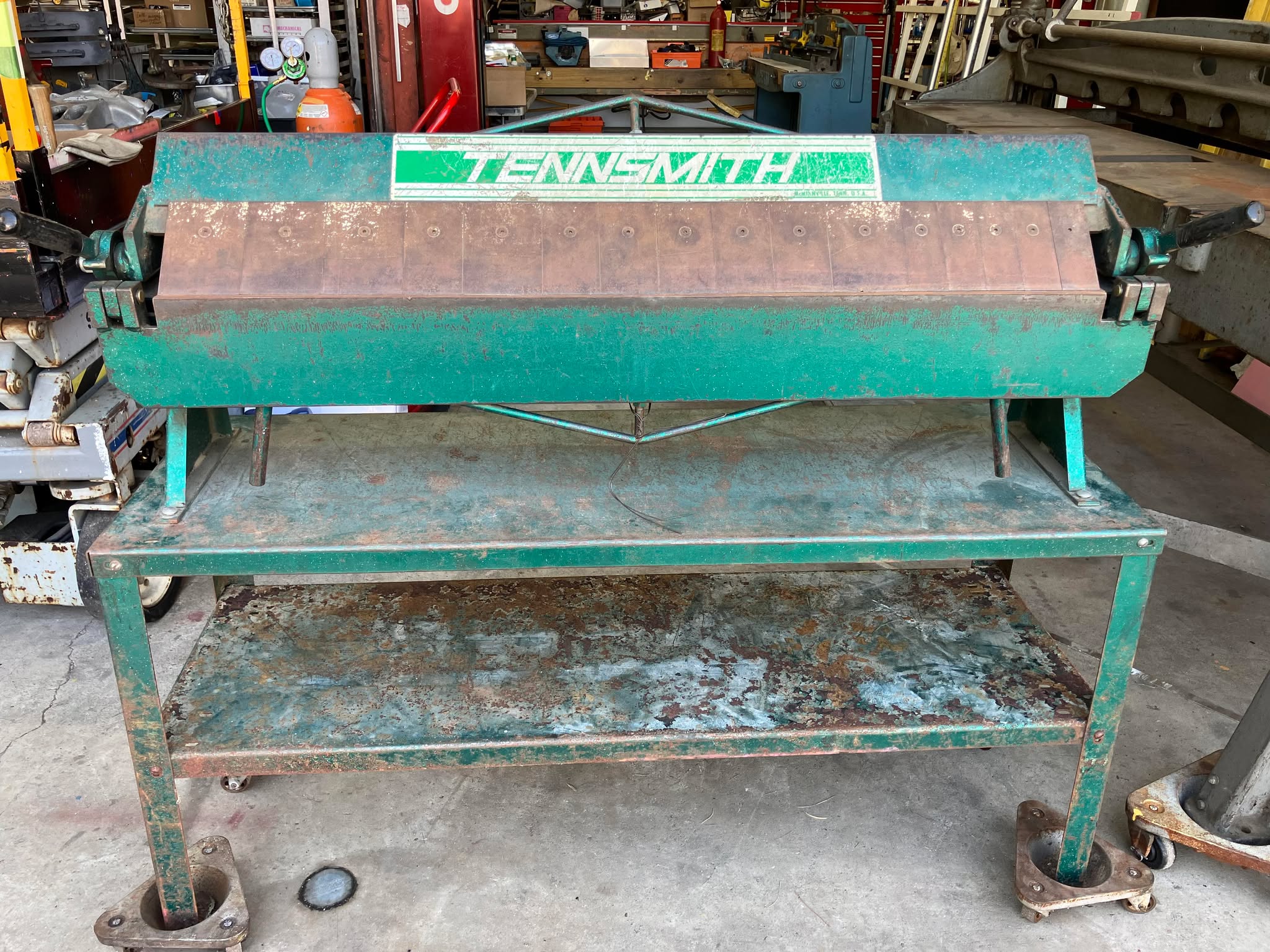 48" Sheet Metal Finger Brake Tennsmith